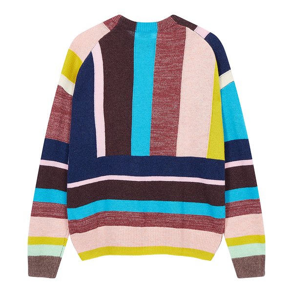 Paul Smith폴스미스 Ps Paul Smith 여성 멀티 스트라이프 크루넥 니트 Sivillage 에스아이빌리지
