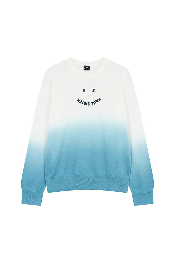 Paul Smith폴스미스 Ps Paul Smith 여성 해피 로고 그라데이션 니트 Sivillage 에스아이빌리지
