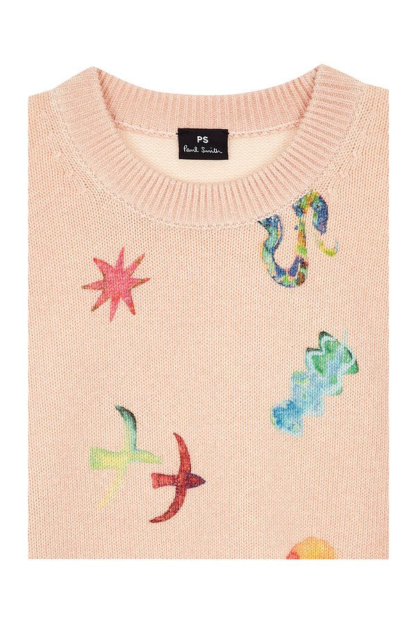 Paul Smith폴스미스 Ps Paul Smith 여성 패턴드 울 코튼 니트 Sivillage 에스아이빌리지