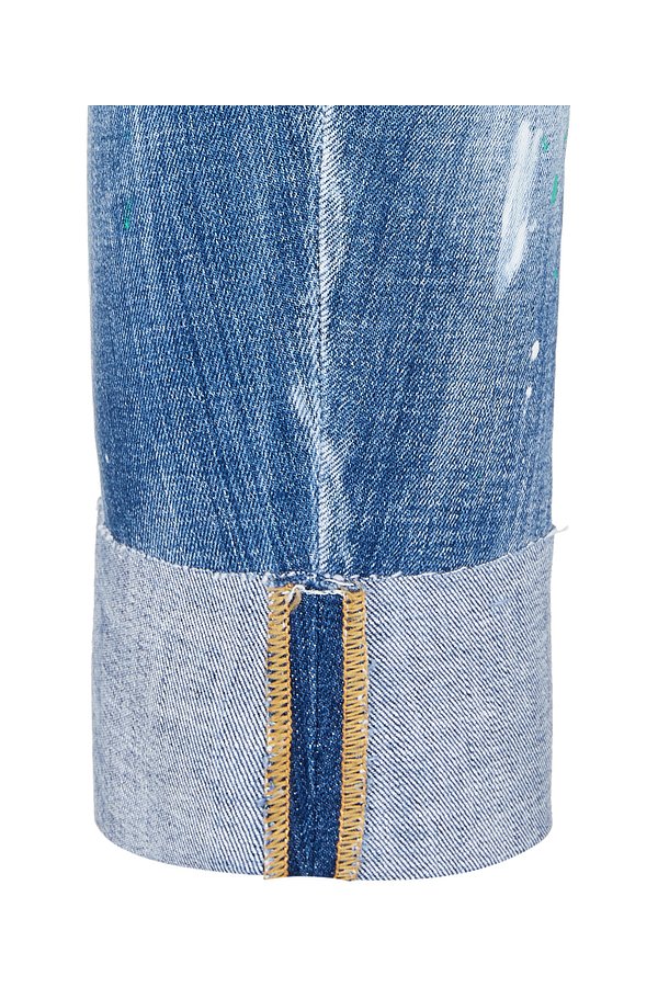 Dsquared2디스퀘어드2 로고 자수 롤업 세일러 진 Sailor Sivillage 에스아이빌리지