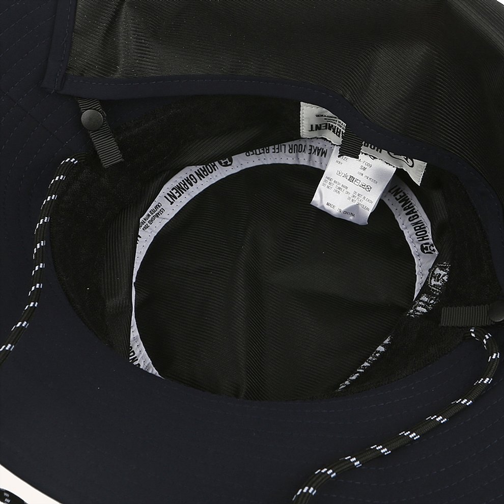 HORN GARMENT(혼가먼트) HG SQUARE LOGO WAPPEN POINT SAFARI HAT HP1YP09U | S ...