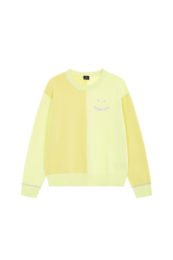 Paul Smith폴스미스 Ps Paul Smith 여성 컬러 블록 크루넥 니트 Sivillage 에스아이빌리지