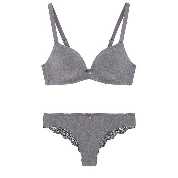 Emporio Armani Underwear엠포리오 아르마니 언더웨어 플로럴 자수 패디드 트라이앵글 브라 And 브라질리언