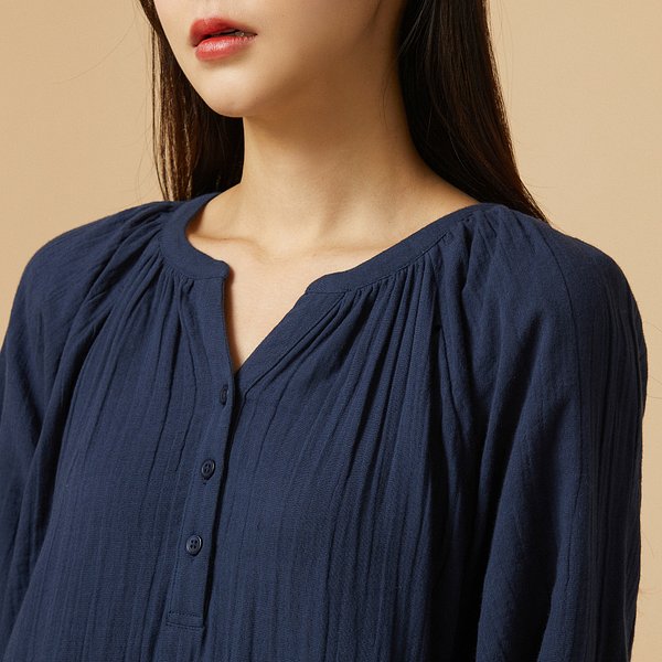 Jaju자주 여 이중지 노카라 원피스 Sivillage 에스아이빌리지