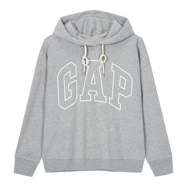Gap Adults갭 여성 라인 로고 이지 후드 티셔츠 Sivillage 에스아이빌리지