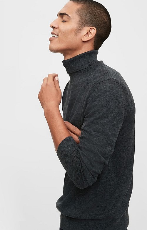 Gap Adults갭 ★갭 남성 20년 Holiday★ 메리노 솔리드 터틀넥 니트 Sivillage 에스아이빌리지