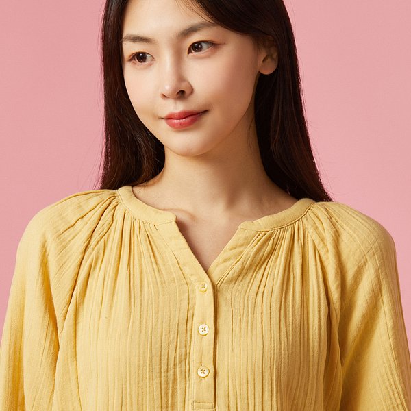 Jaju자주 여 이중지 노카라 원피스 Sivillage 에스아이빌리지