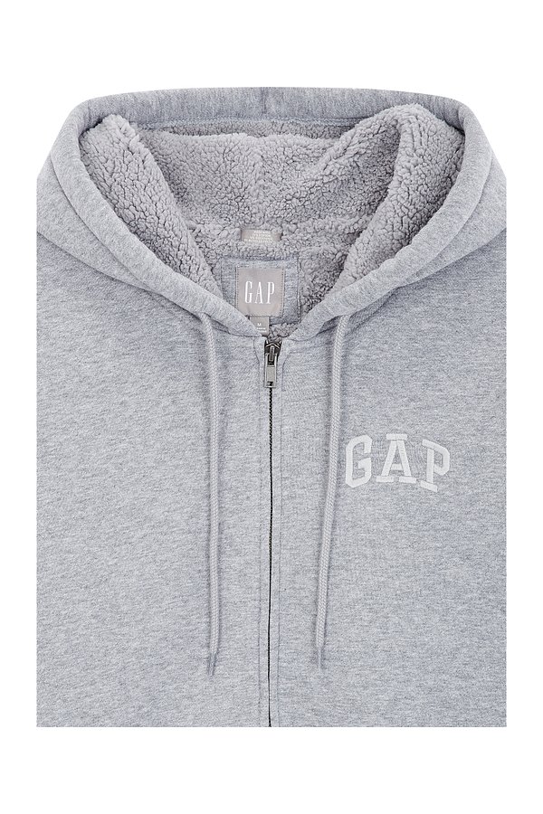 Gap Adults갭 남성 자수 로고 셰르파 후드 집업 Sivillage 에스아이빌리지