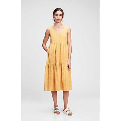 Gap Adults갭 ★갭 여성 21년 Summer★ 브이넥 티어드 원피스 Sivillage 에스아이빌리지