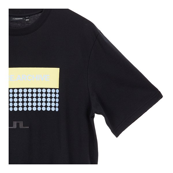 Jlindeberg제이린드버그 Men Collection 데일 디스팅트 코튼 하프 티셔츠 Sivillage