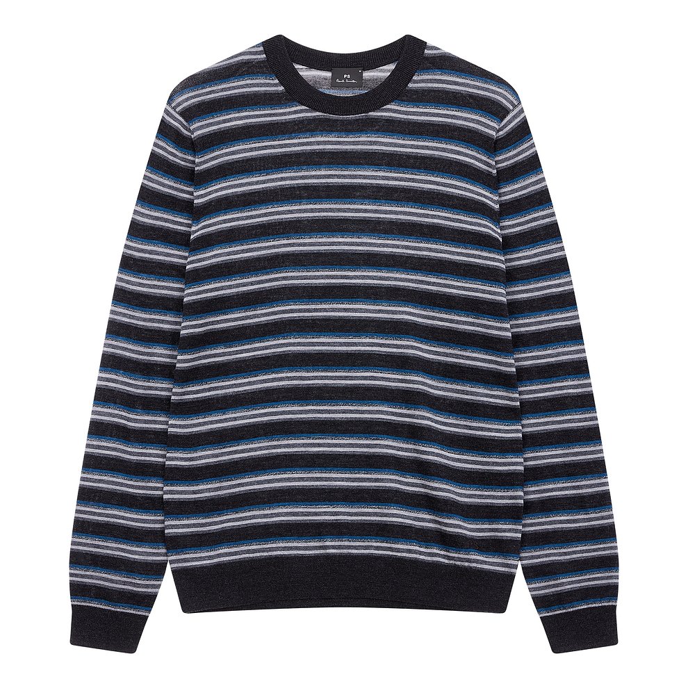 Paul Smith폴스미스 Ps Paul Smith 배색 스트라이프 크루넥 니트 Sivillage 에스아이빌리지