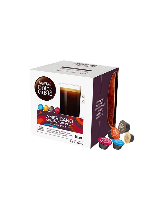 Nescafe Dolcegusto네스카페 돌체구스토 네스카페 돌체구스토 아메리카노 컬렉션팩 18p Si