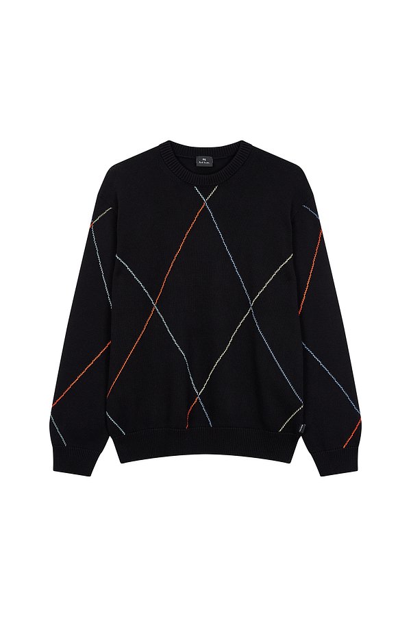 Paul Smith폴스미스 Ps Paul Smith 배색 아가일 패턴 니트 Sivillage 에스아이빌리지