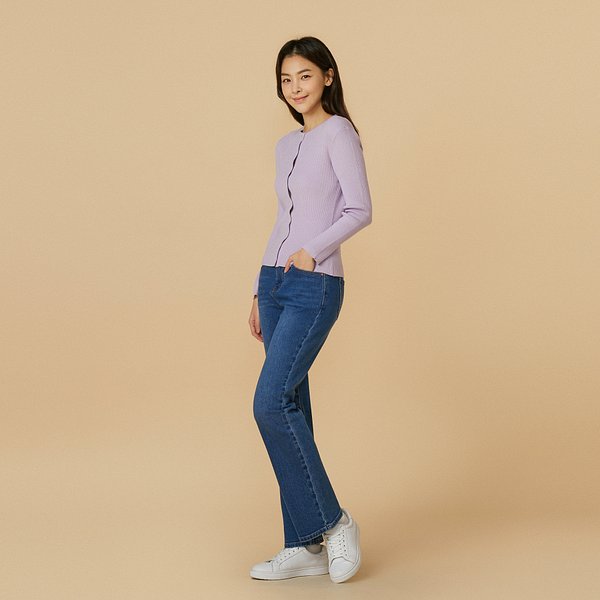 Jaju자주 여 립 가디건 Sivillage 에스아이빌리지