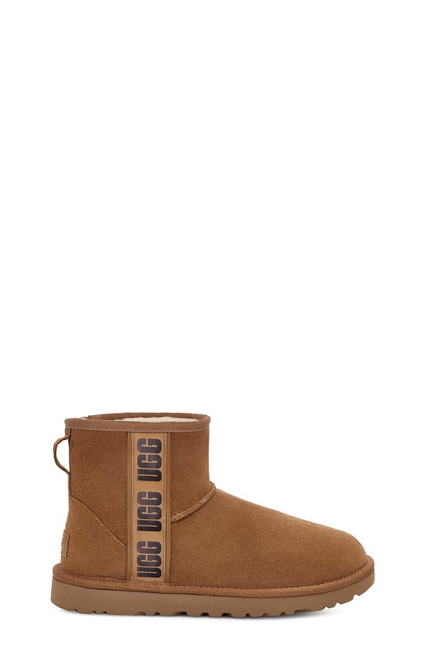 Ugg어그 For Women Ugg 사이드 로고 스웨이드 부츠 클래식 미니 사이드 로고 Ii Sivillage