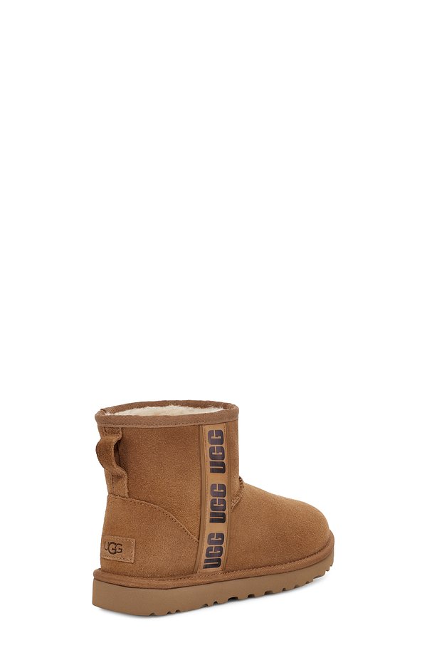 Ugg어그 For Women Ugg 사이드 로고 스웨이드 부츠 클래식 미니 사이드 로고 Ii Sivillage