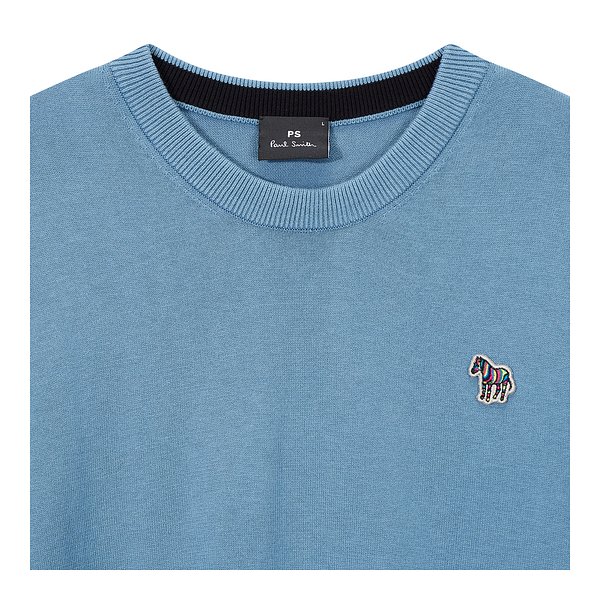Paul Smith폴스미스 Ps Paul Smith 지브라 패치 코튼 니트 Sivillage 에스아이빌리지