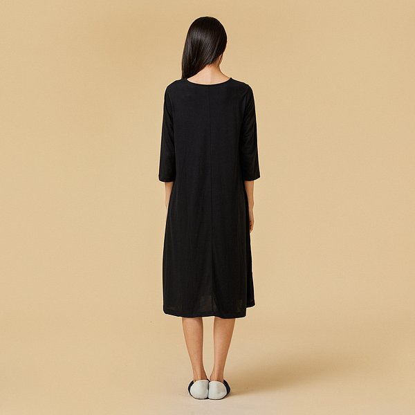 Jaju자주 여 레이온 블렌드 원피스 Sivillage 에스아이빌리지