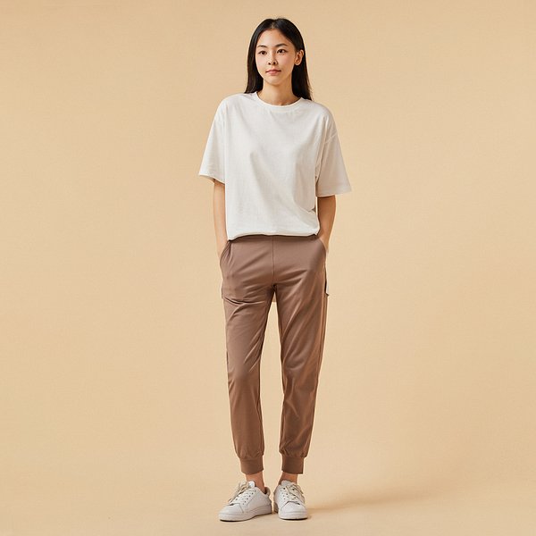 Jaju자주 여 소프트 조거 레깅스 Sivillage 에스아이빌리지