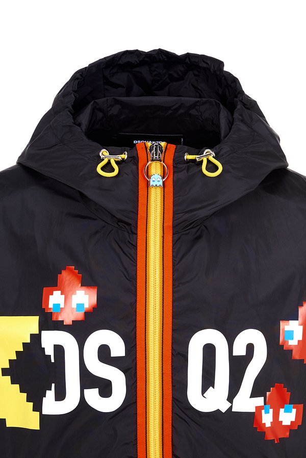 Dsquared2디스퀘어드2 남성 팩맨 그래픽 나일론 후드 자켓 Sivillage 에스아이빌리지