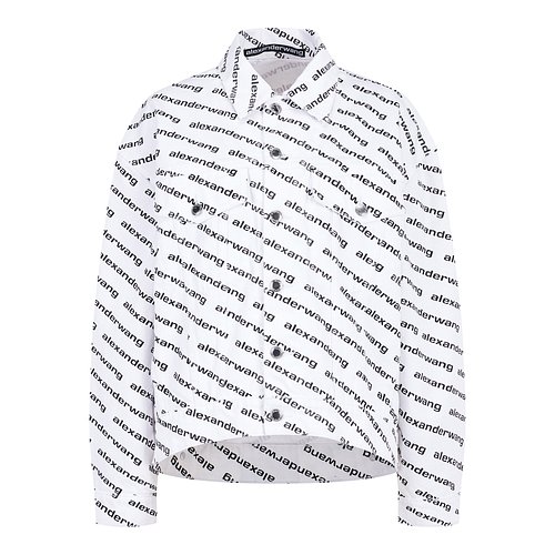 Alexander Wang알렉산더왕 Alexanderwangt 로고 패턴 데님 자켓 Sivillage 에스아이빌리지