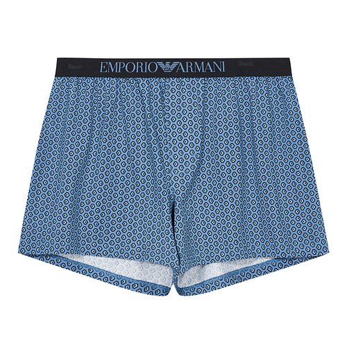 Emporio Armani Underwear엠포리오 아르마니 언더웨어 남성 패턴드 프론트 로고 밴딩 트렁크 Si