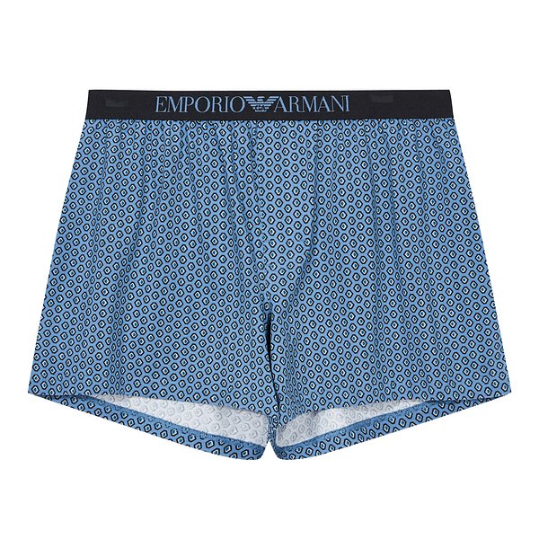 Emporio Armani Underwear엠포리오 아르마니 언더웨어 남성 패턴드 프론트 로고 밴딩 트렁크 Si