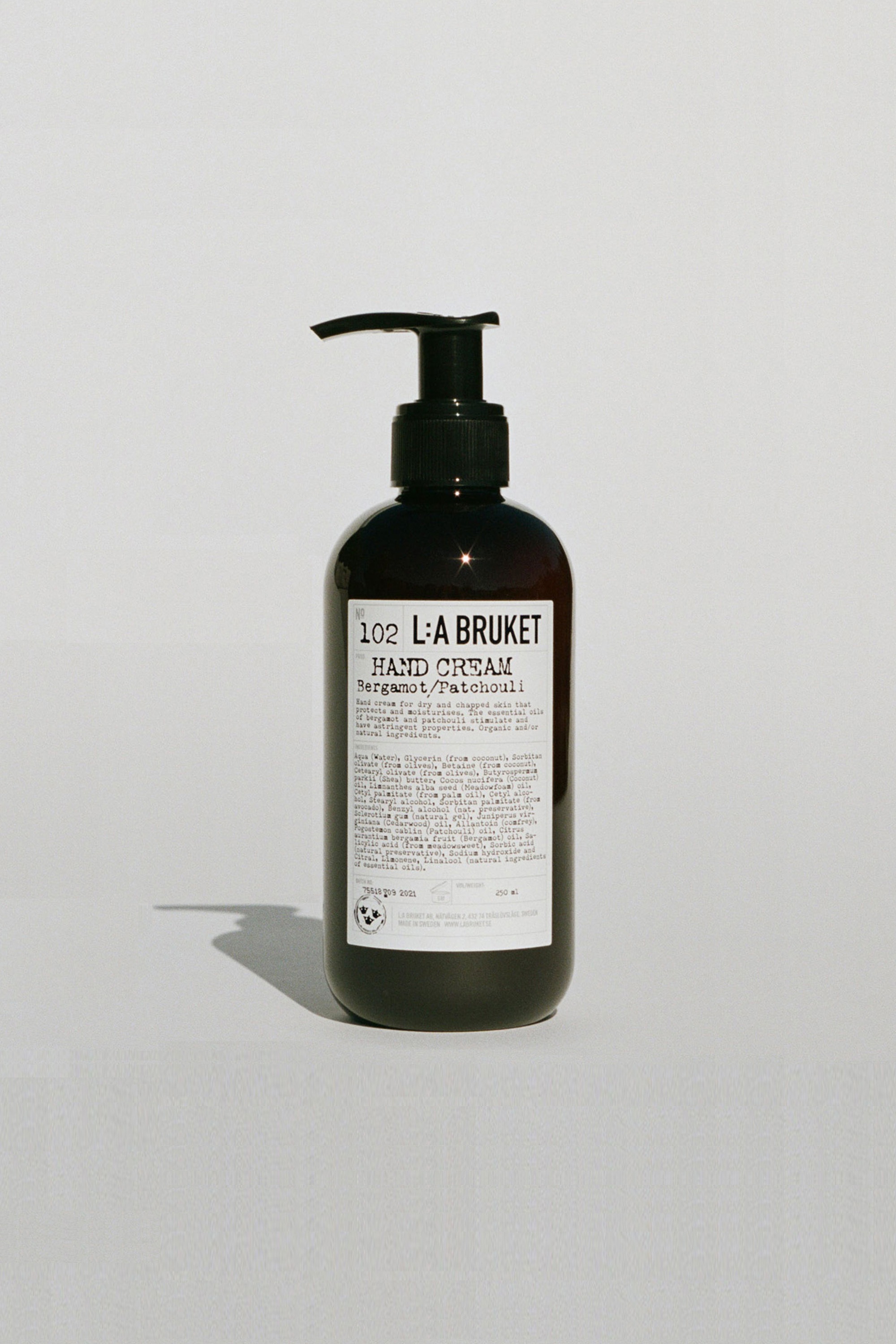 La Bruket 라부르켓 핸드 크림 베르가모트 패출리 240ml S I Village 에스아이빌리지