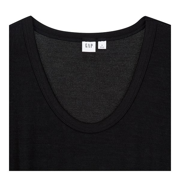 Gap Adults갭 ★갭 여성 21년 Spring★ 스트레치 스쿱넥 티셔츠 Sivillage 에스아이빌리지