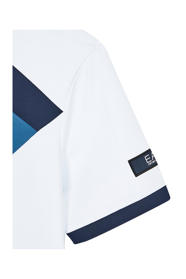 Emporio Armani엠포리오 아르마니 남성 Ea7 컬러 블록 레이온 폴로 셔츠 Sivillage 에스아이빌리지