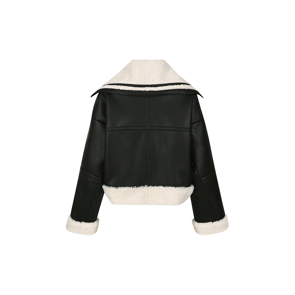 YCH(와이씨에이치) [FW22] SAILOR-COLLAR LEATHER JACKET | S.I.VILLAGE (에스아이빌리지)