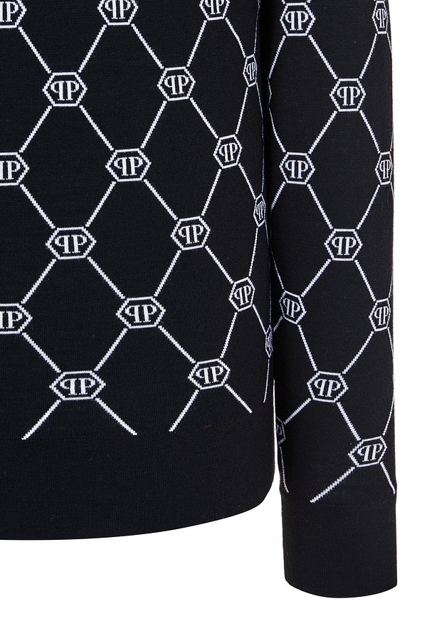 Philipp Plein Golf필립플레인 골프 Men 모노그램 윈드프루프 스웨터 Sivillage 에스아이빌리지