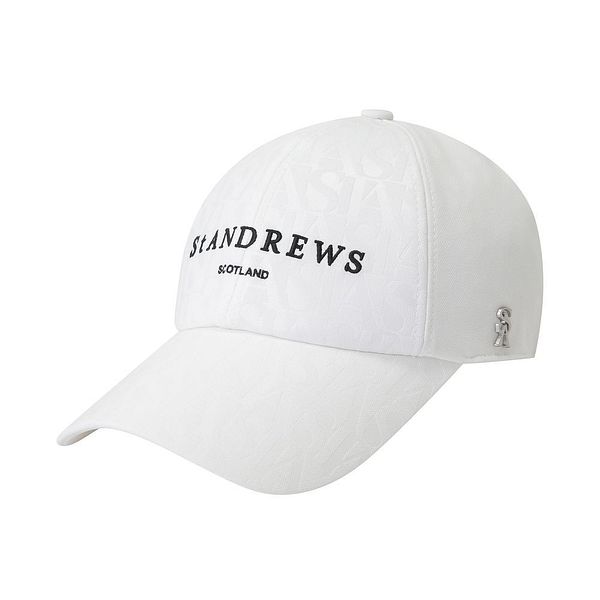 Standrews세인트앤드류스 남성 모노그램 패턴 시그니처 볼캡 Sivillage 에스아이빌리지
