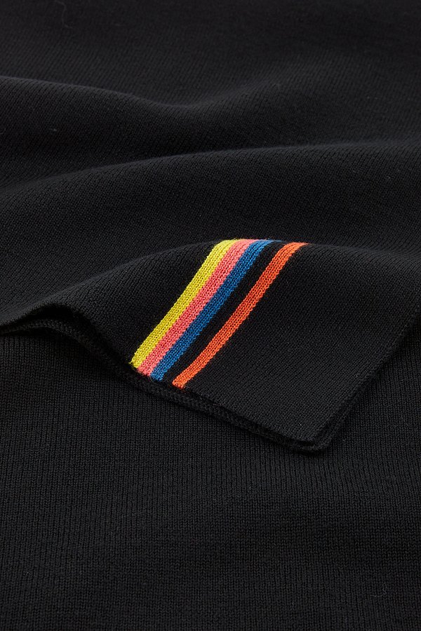 Paul Smith폴스미스 스트라이프 패치 니트 스카프 Sivillage 에스아이빌리지