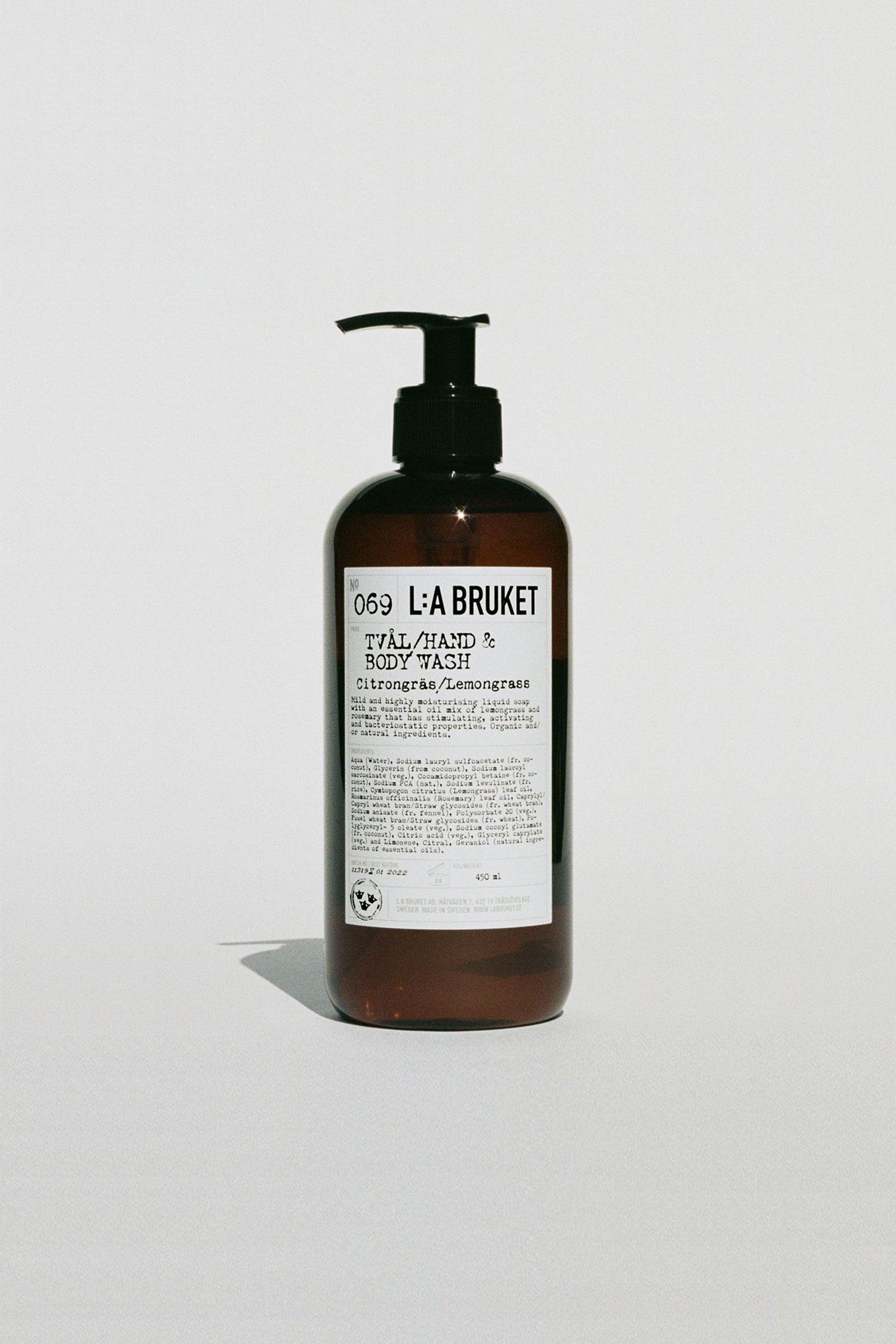 La Bruket 라부르켓 핸드 And 바디워시 레몬그라스 450ml S I Village 에스아이빌리지