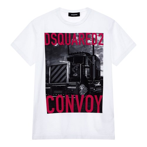 Dsquared2디스퀘어드2 포토 로고 반팔 티셔츠 Sivillage 에스아이빌리지