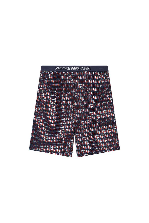 Emporio Armani Underwear엠포리오 아르마니 언더웨어 남성 로고 밴딩 패턴드 라운지 쇼츠 Si