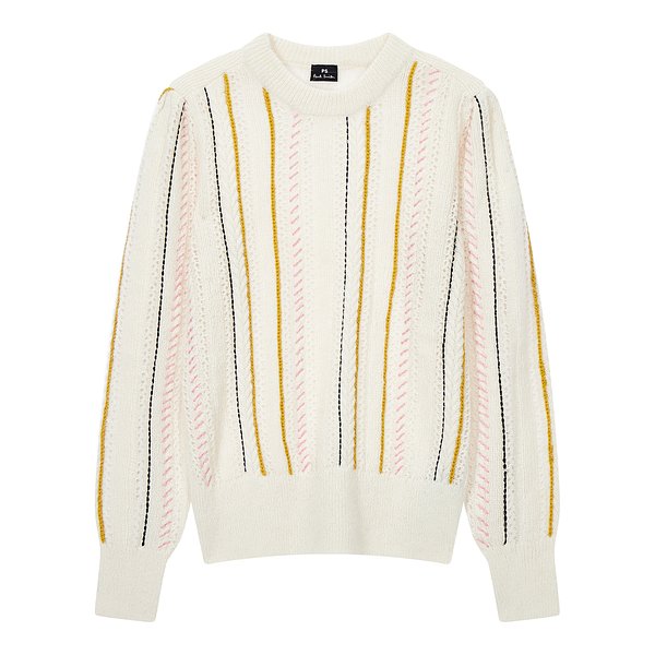 Paul Smith폴스미스 Ps Paul Smith 여성 아일렛 스트라이프 알파카 니트 Sivillage 에스