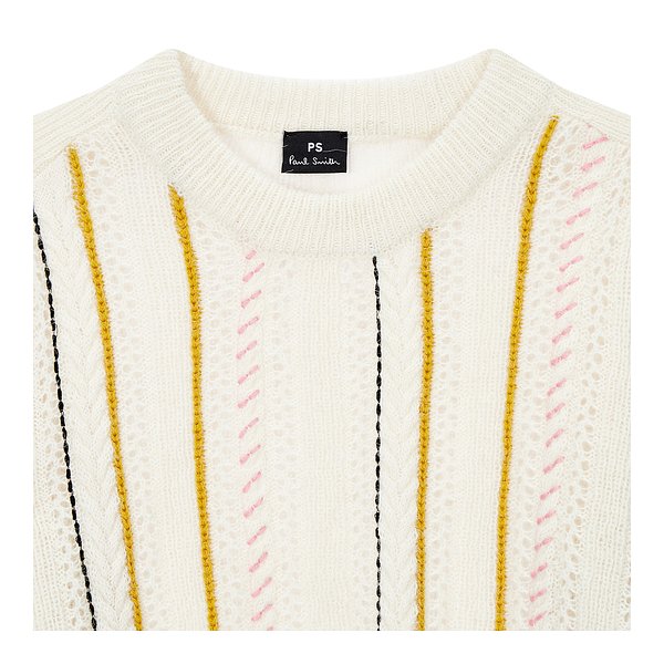 Paul Smith폴스미스 Ps Paul Smith 여성 아일렛 스트라이프 알파카 니트 Sivillage 에스