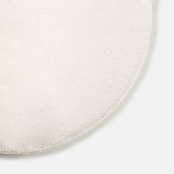 Jaju자주 털빠짐이 적은 밍크 터치 원형 방석2p40cmx40cm Sivillage 에스아이빌리지