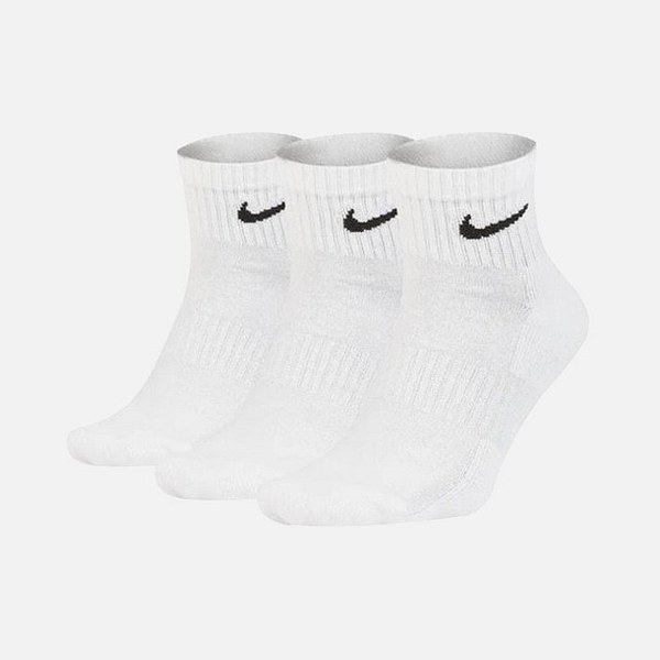 Nike나이키 나이키 에브리데이 스우시 중목 양말 3팩 Sx7667 100 Sivillage 에스아이빌리지