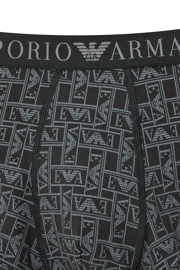 Emporio Armani Underwear엠포리오 아르마니 언더웨어 남성 로고 패턴 코튼 드로즈 Sivillage