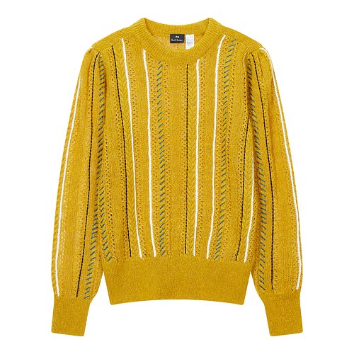 Paul Smith폴스미스 Ps Paul Smith 여성 아일렛 스트라이프 알파카 니트 Sivillage 에스