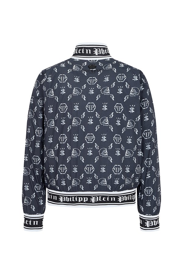 Philipp Plein Golf필립플레인 골프 Men 헥사 모노그램 윈드 자켓 Sivillage 에스아이빌리지
