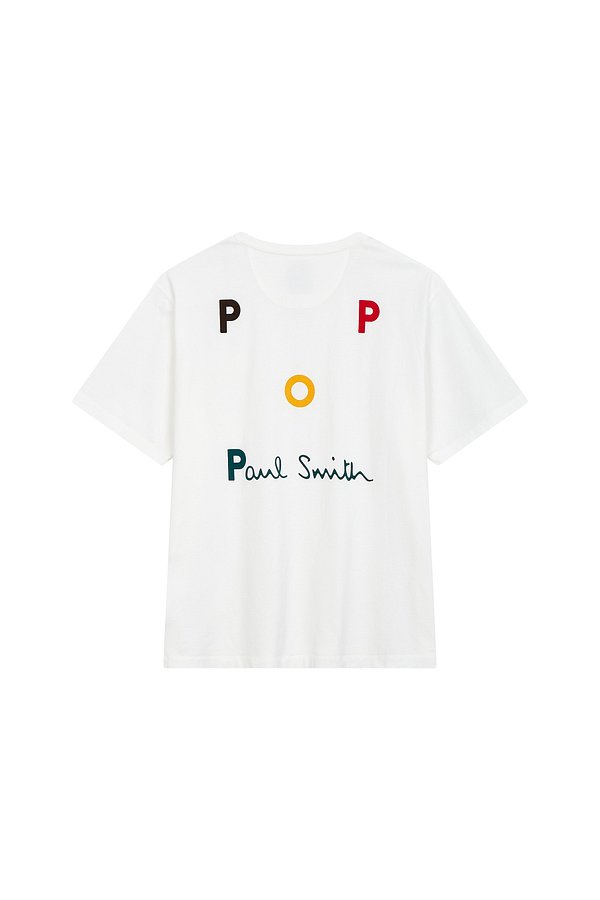 Paul Smith폴스미스 Pop Trading Collaboration 로고 프린트 포켓 티셔츠 Si