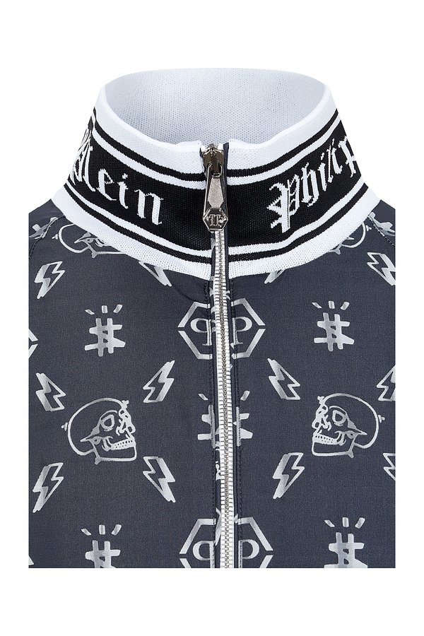 Philipp Plein Golf필립플레인 골프 Men 헥사 모노그램 윈드 자켓 Sivillage 에스아이빌리지
