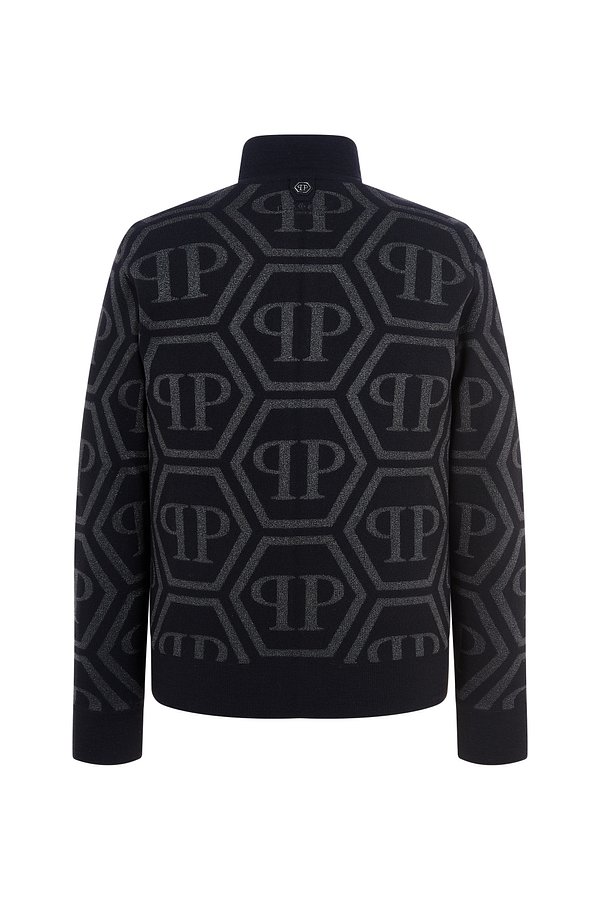 Philipp Plein Golf필립플레인 골프 Men 헥사 윈드프루프 집업 스웨터 Sivillage 에스아이빌리지