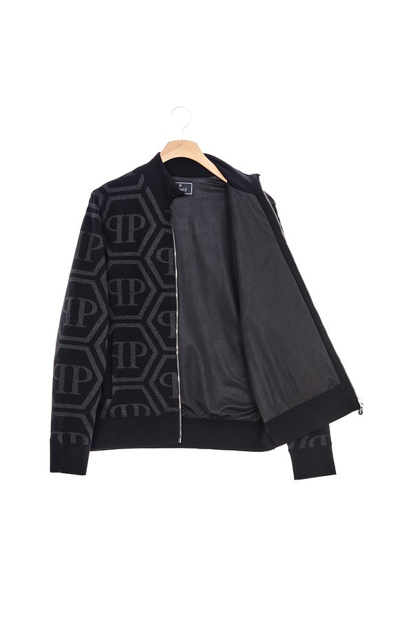 Philipp Plein Golf필립플레인 골프 Men 헥사 윈드프루프 집업 스웨터 Sivillage 에스아이빌리지