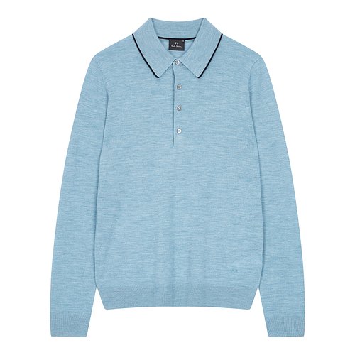 Paul Smith폴스미스 Ps Paul Smith 배색 라인 카라 울 니트 Sivillage 에스아이빌리지