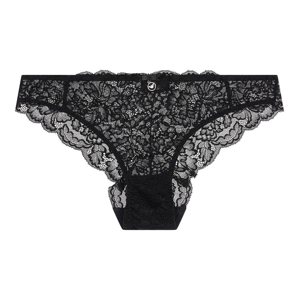 Emporio Armani Underwear엠포리오 아르마니 언더웨어 플라워 레이스 로고 메달 푸쉬업 브라 And 브리프 세트